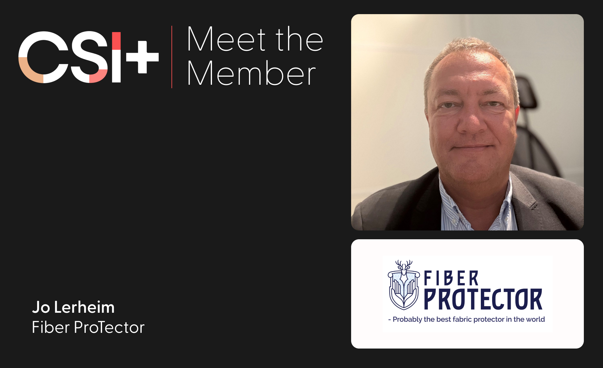 Meet the Member: Jo Lerheim – Fiber ProTector - CSI+
