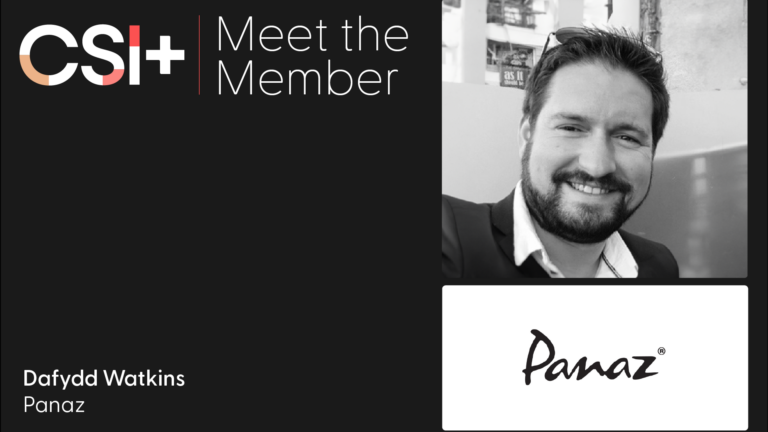 Meet The Member: Dafydd Watkins – Panaz - CSI+